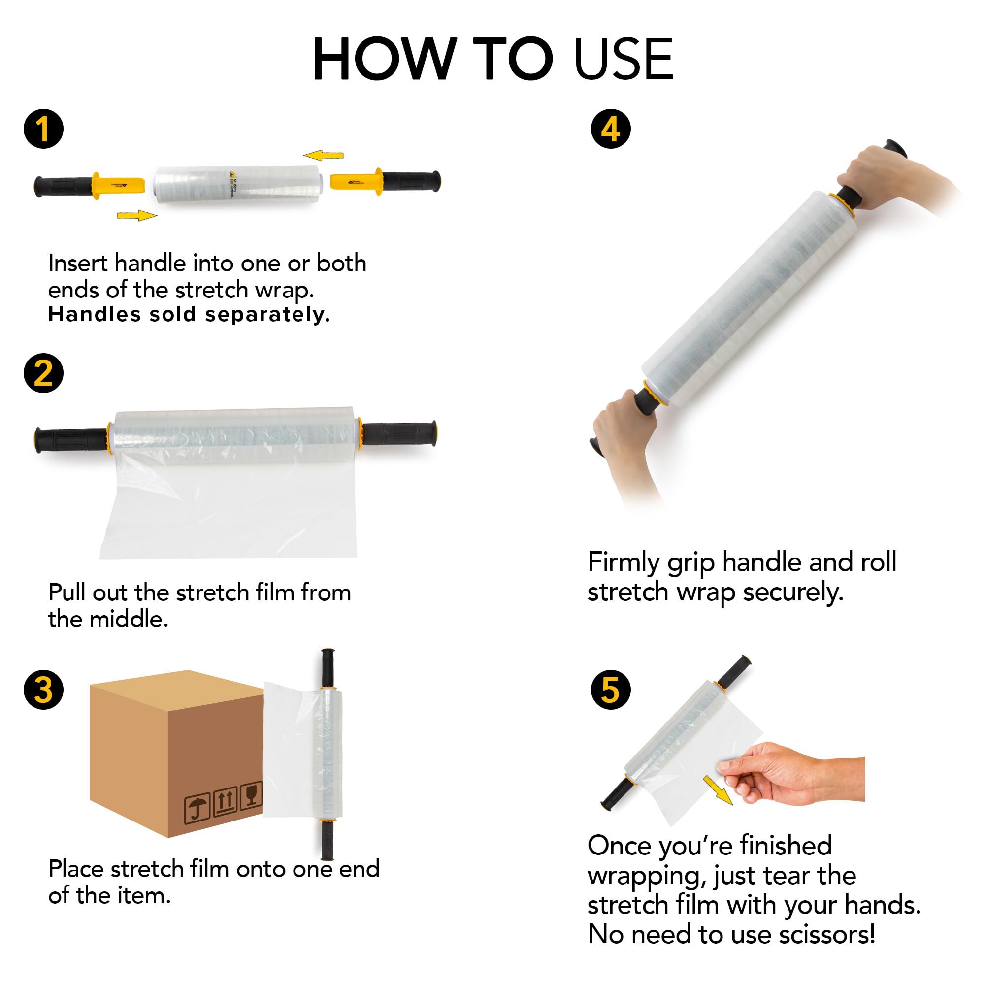 Snapklik.com : Modern Innovations 15 Inch Clear Stretch Wrap ...