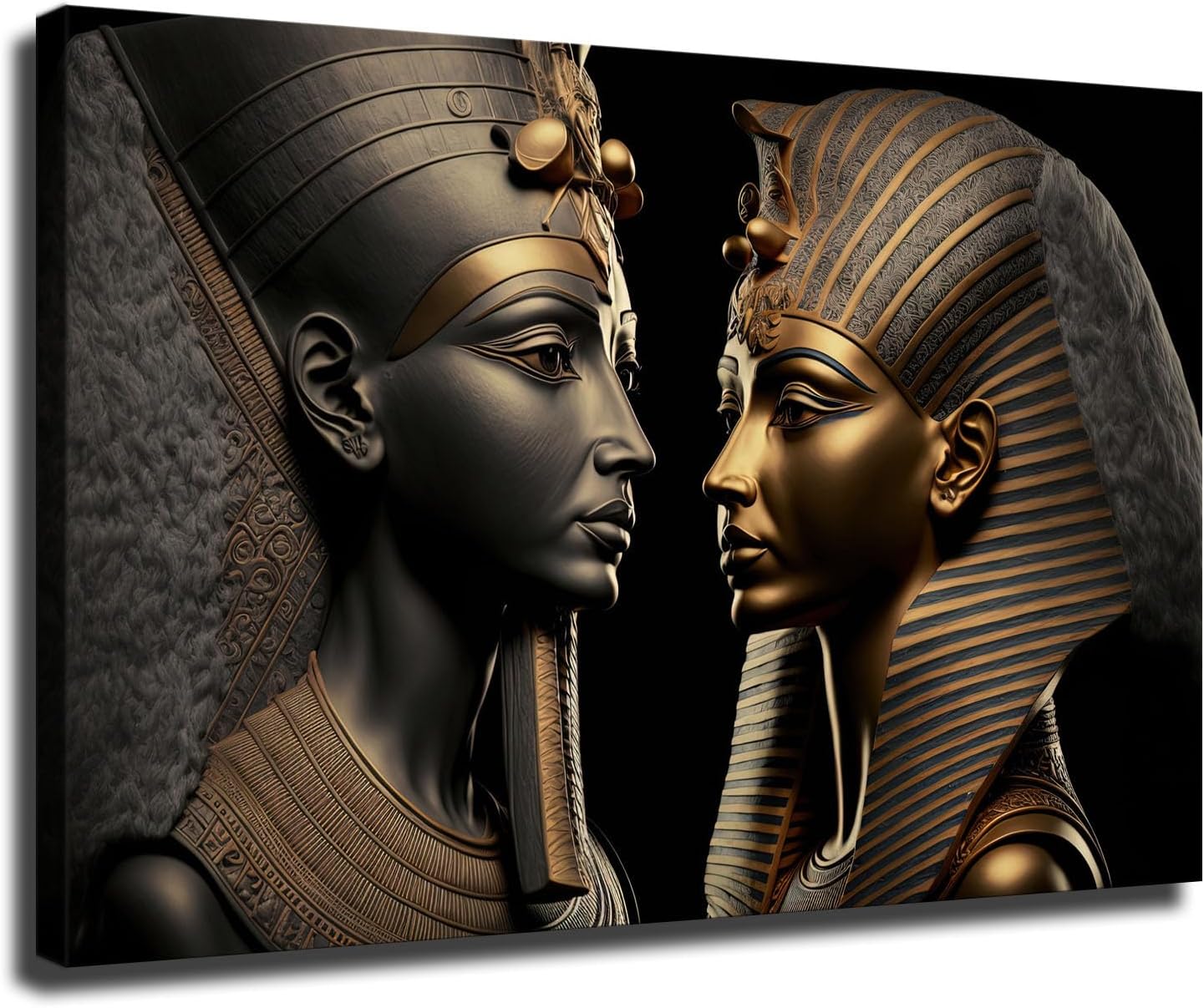Amazon.com: Ancient Egyptian Pharaoh Queen Poster Canvas Wall Art ...
