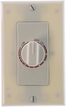 Broan 57V Electronic Variable Speed Control Ivory 3 amp capacity 120V ...