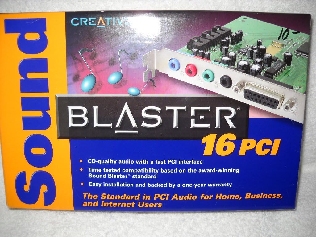Amazon.com: Creative Labs Sound Blaster 16 PCI - Tarjeta de sonido ...