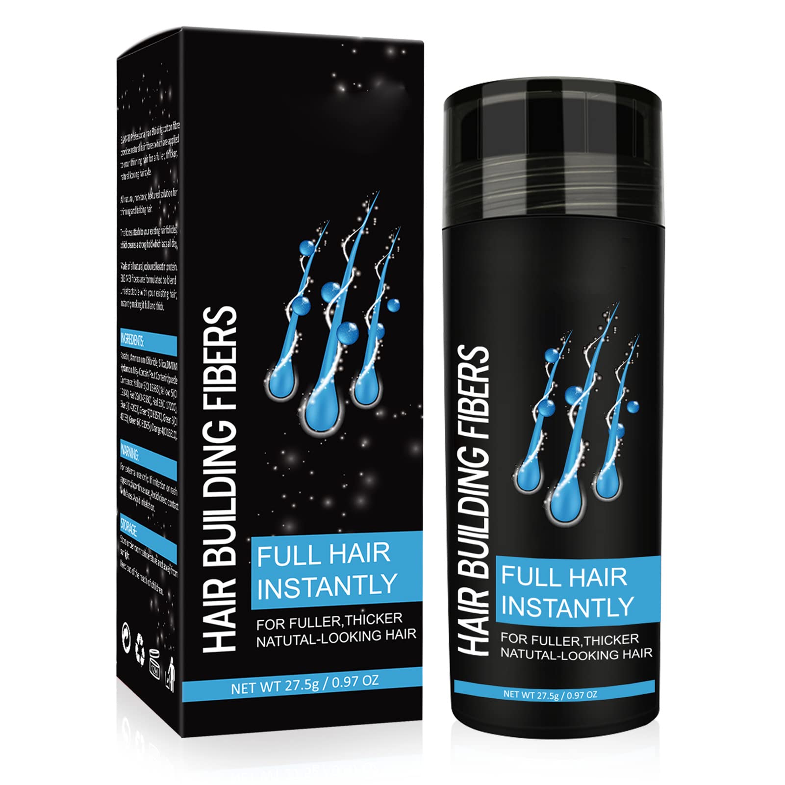 Hair Building Fibers, Hair Fibres, Hair Powder Spray, Hair Fibres for ...