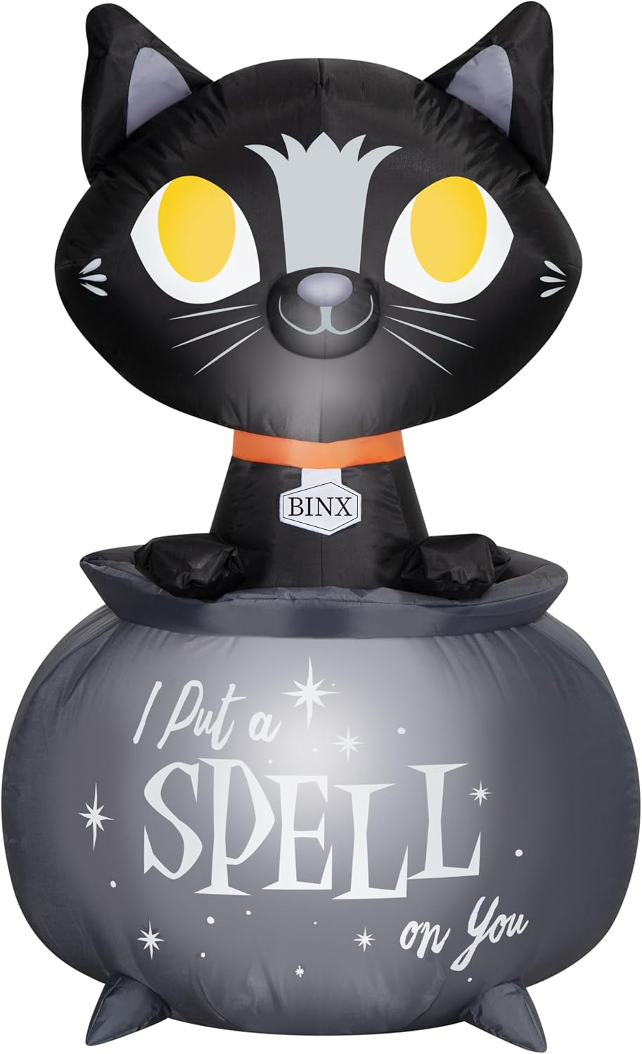 Amazon.com: Gemmy 3.5’ Hocus Pocus Binx with Calderon Scene Disney ...
