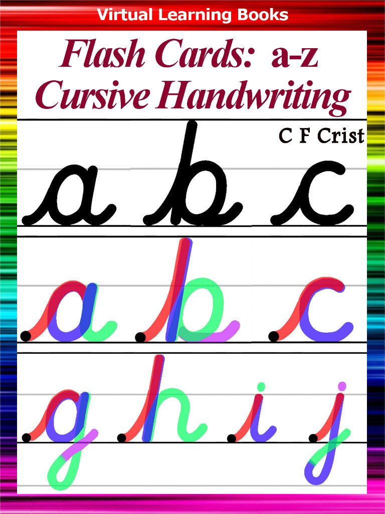 Flash Cards: a-z Cursive Handwriting (Learn To Write (Handwriting ...