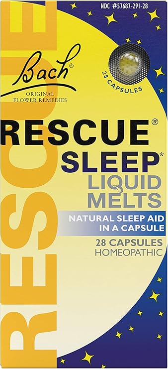 Amazon.com: Bach RESCUE SLEEP Liquid Melts, Natural Orange Vanilla ...