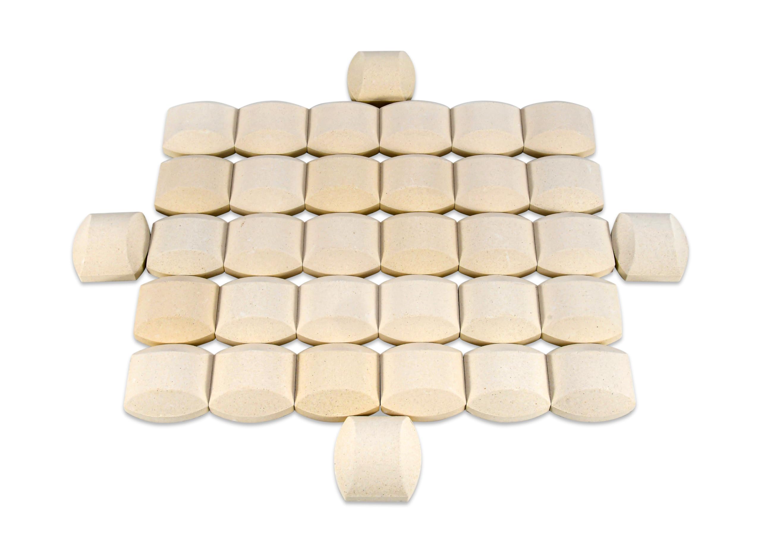Amazon.com : GasSaf Gas Grill Ceramic briquettes Replacement for 06000Y ...