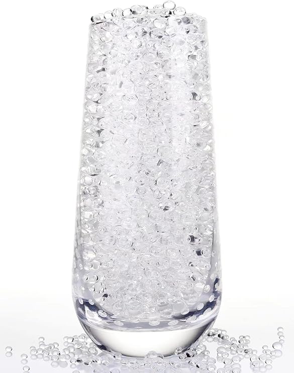 RTOOWETOK 120,000 Clear Water Beads for Vases, Vase Fillers Water Gel ...