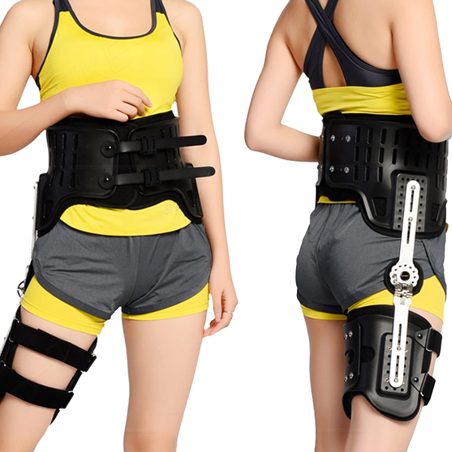 Amazon.com: LEEWEE Hip Stabiliser Support Brace Corrector Hinged Hip ...