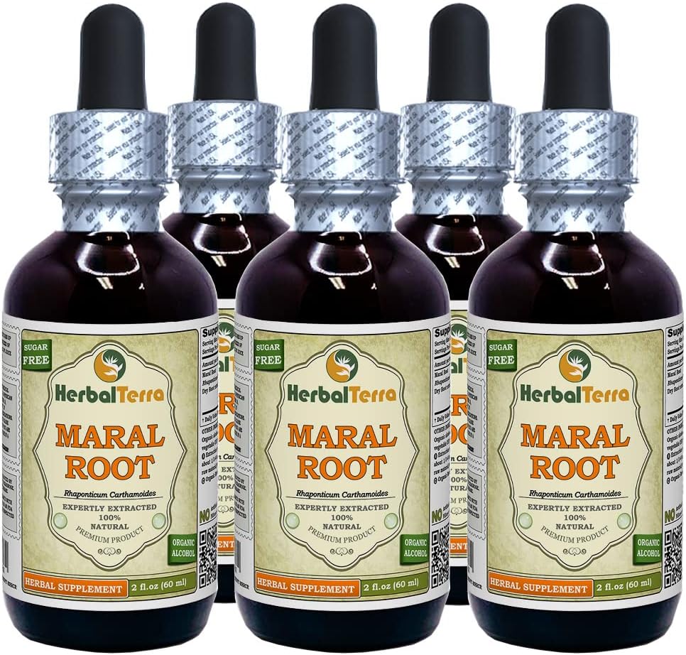 Amazon.com: Maral Root (Rhaponticum Carthamoides) Tincture, Organic ...