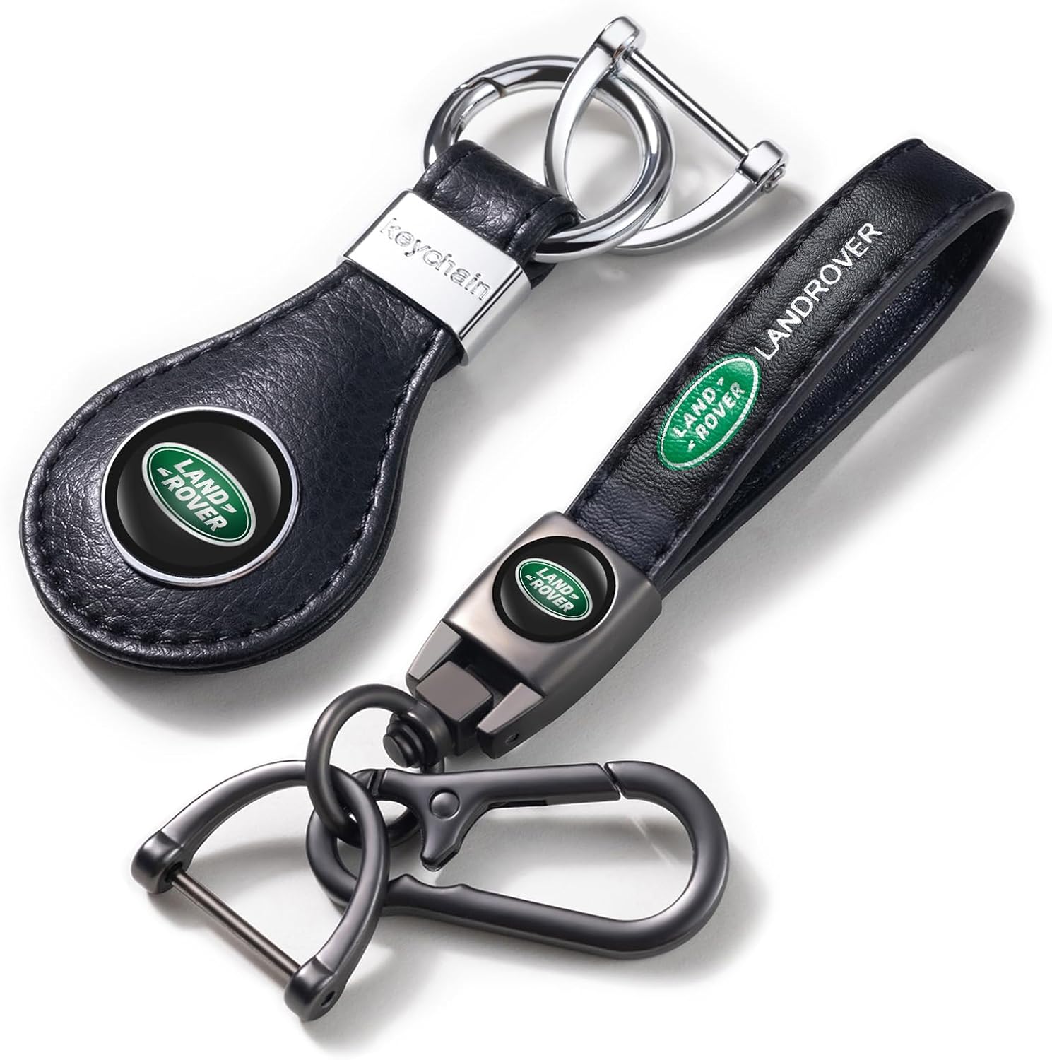 Amazon.com: 2Pack Car Keychain Keyring for Land Rover Discovery Range ...