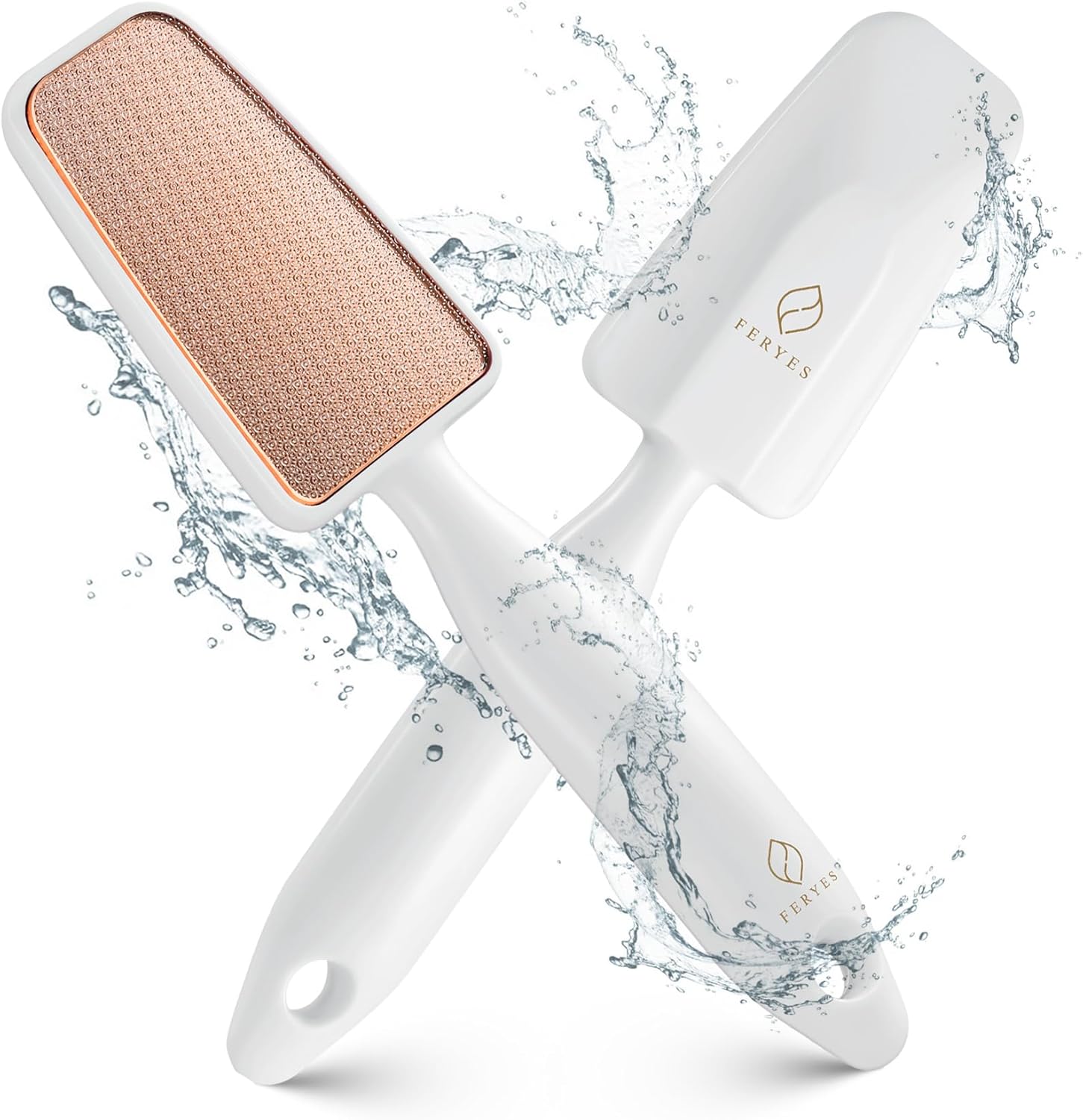 Amazon.com: FERYES Glass Foot File Callus Remover - Long Handle Glass ...