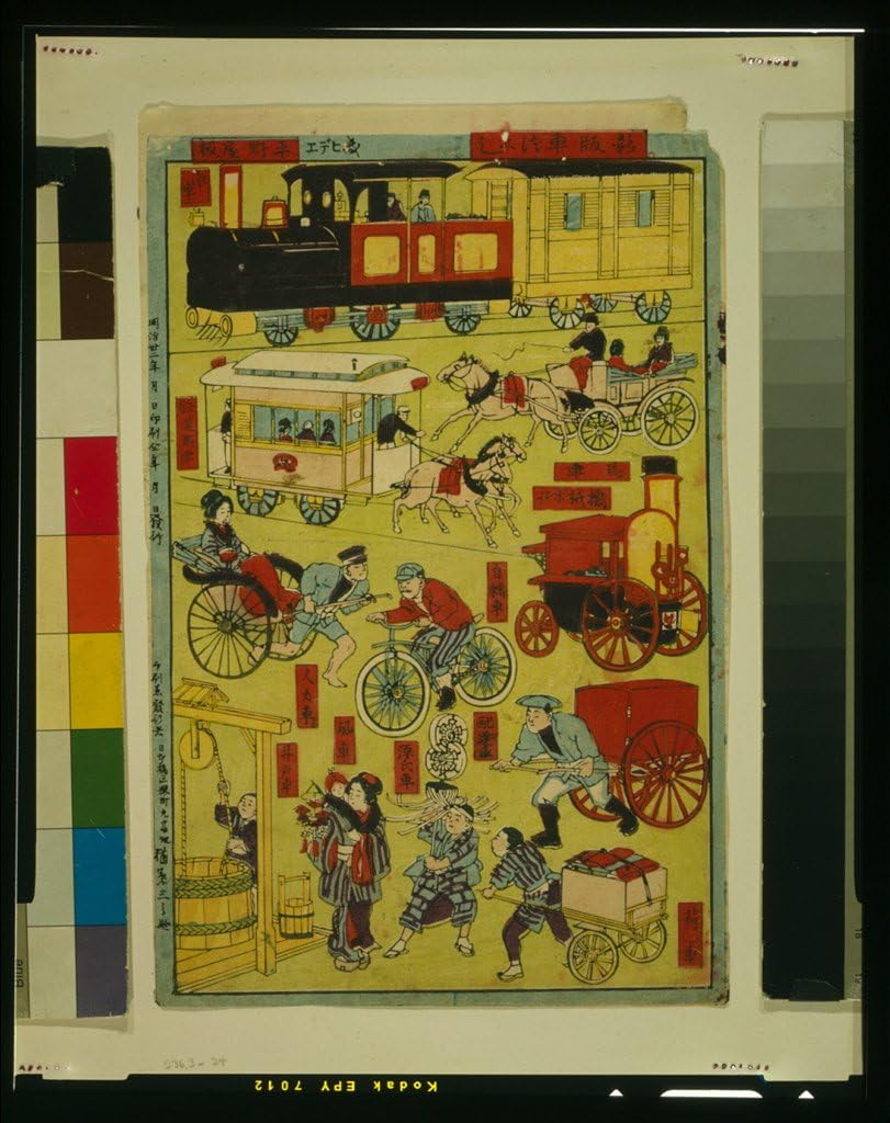 Amazon.com: Poster of historic Japanese Art: various forms of ...