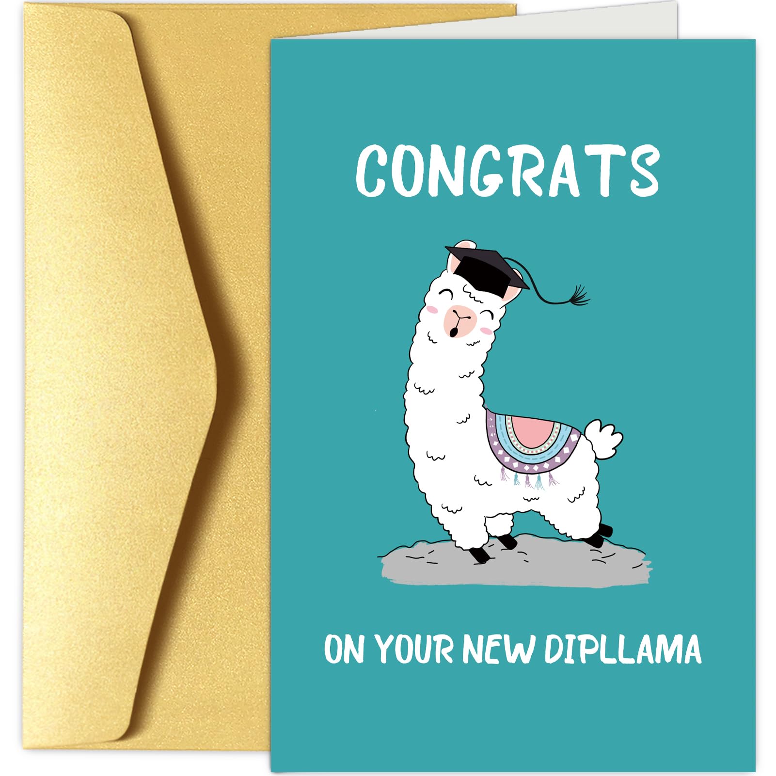 Snapklik.com : Funny Llama Graduation Card, Cute Graduation Card For ...