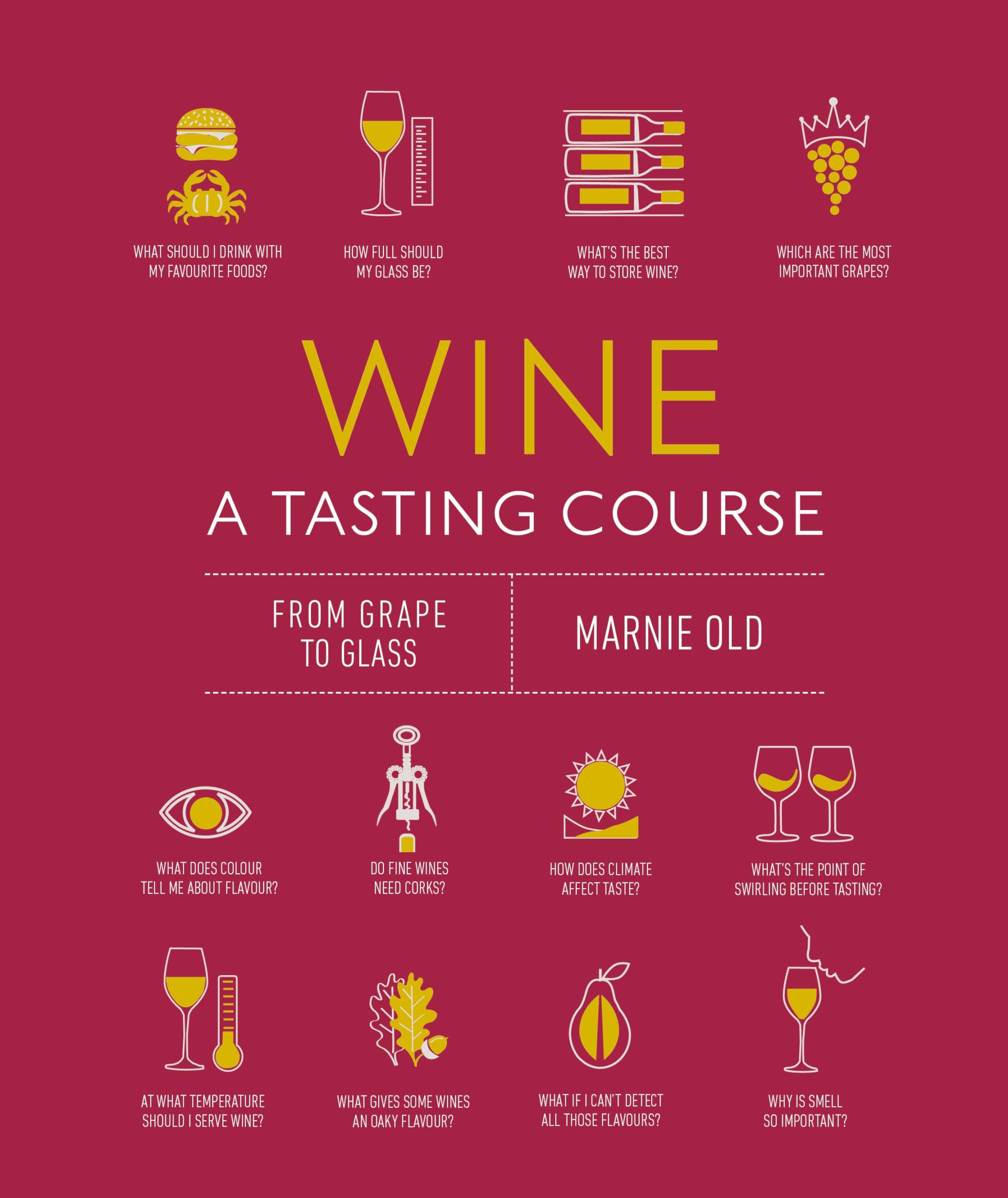 Wine A Tasting Course: From Grape to Glass: Old, Marnie: 9780744039863 ...