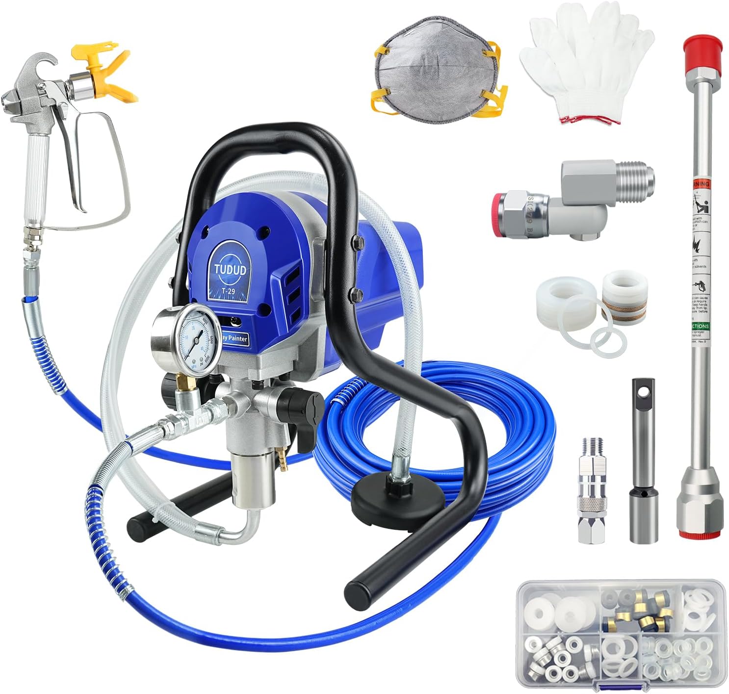Amazon.com : Saker Electric Spray Paint Gun for Cars, Handheld Electric ...