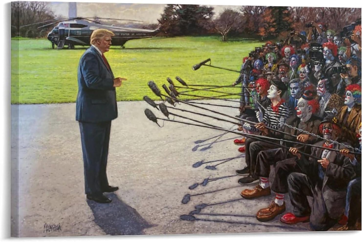 Amazon.com: SNUSAZT Trump Poster, Trump Wall Art, USA Presidents Poster ...
