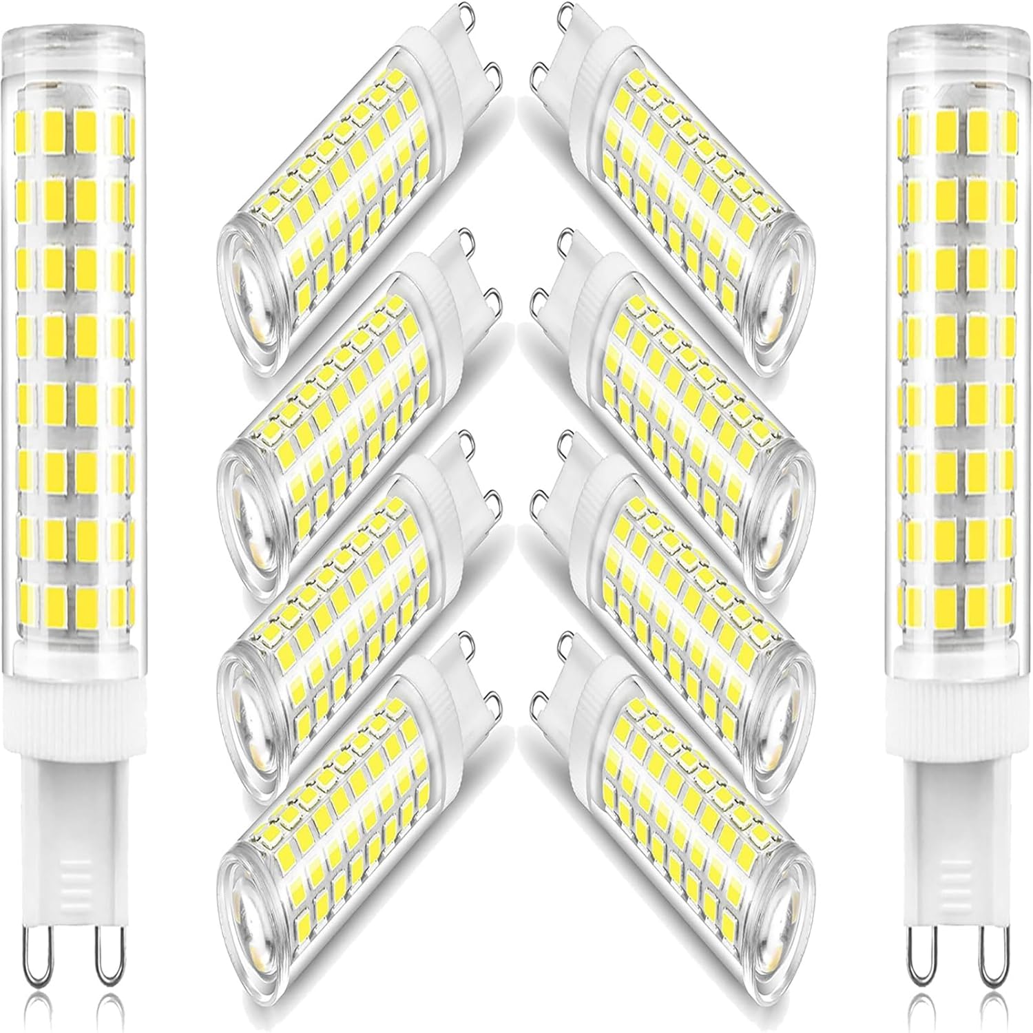 G9 LED Bulb 15W, 120W 150W Equivalent Halogen Bulbs, Warm White 3000k ...