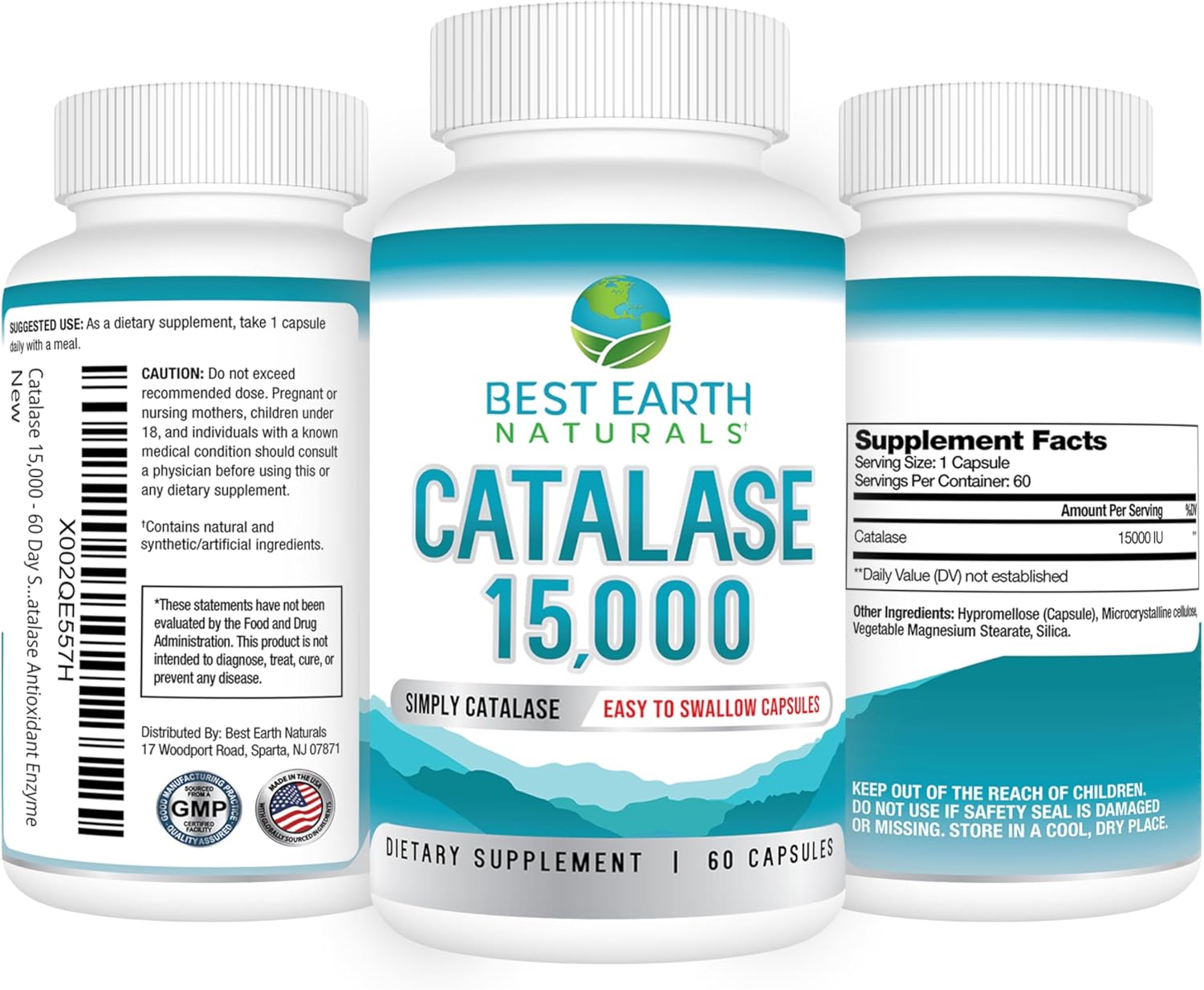 Best Earth Naturals Catalase Supplement 15,000 – Suplementos capilares ...