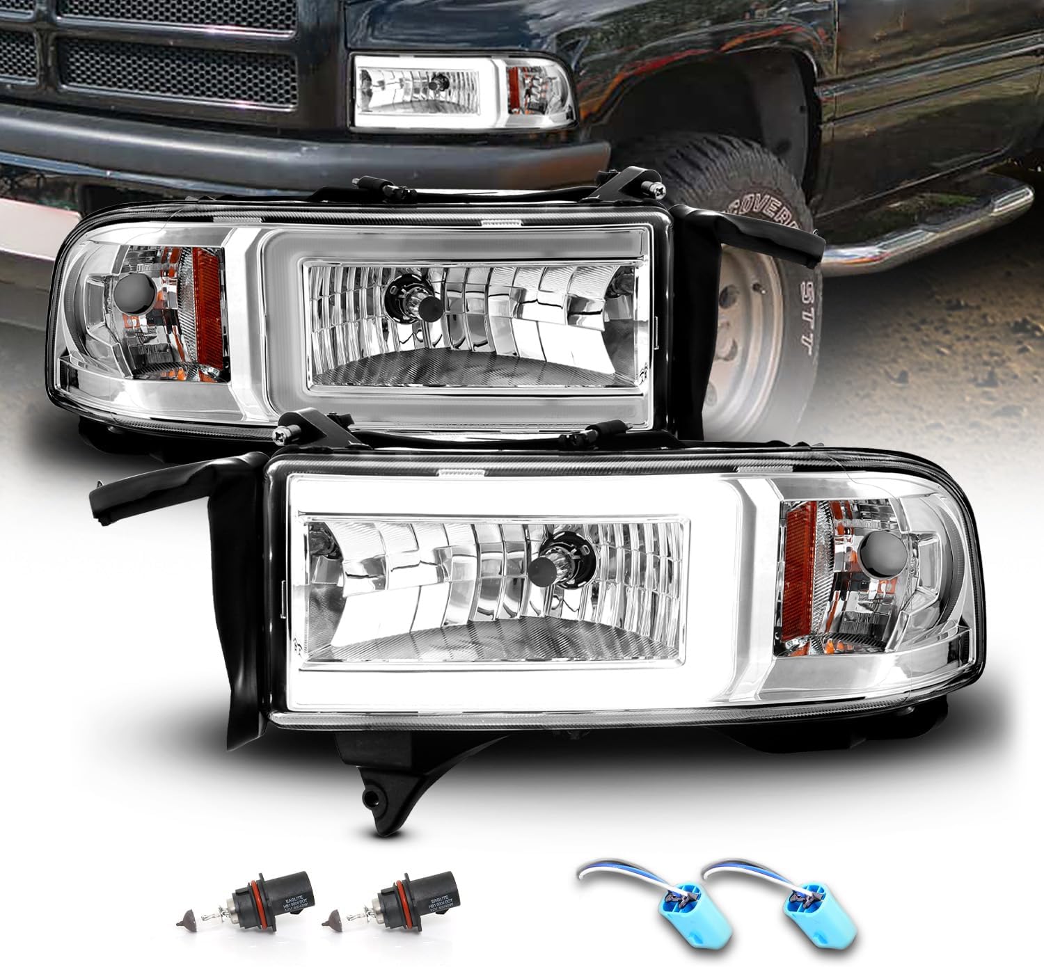 Amazon.com: Winjet Headlight Assembly Replacement Street Series for ...