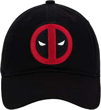 Amazon.com: Marvel Deadpool - Gorra de béisbol ajustable de algodón con ...