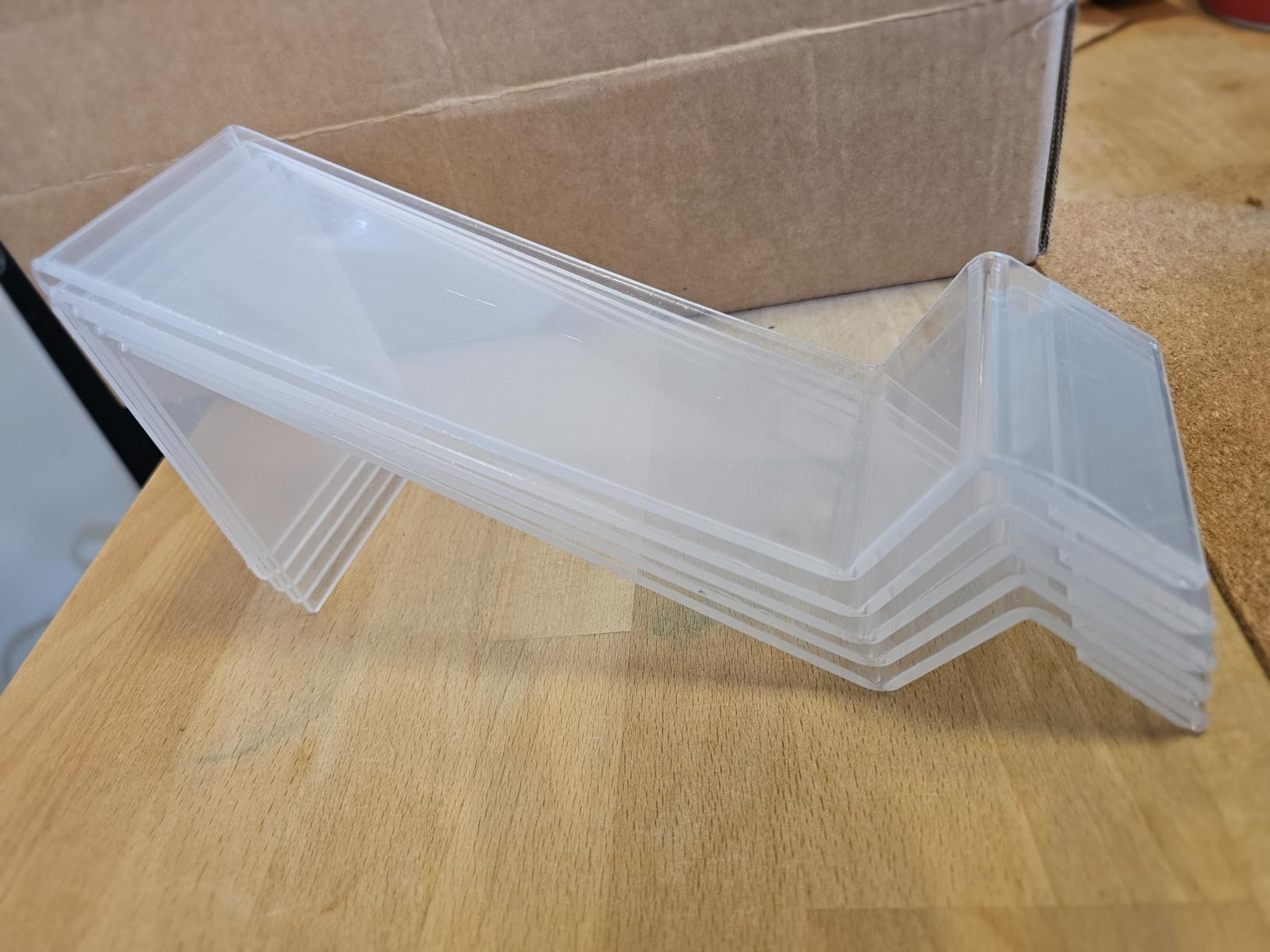 Acrylic 5 Pack Shoe Display Shelf, Sandal Display Stand Storage Shoe ...