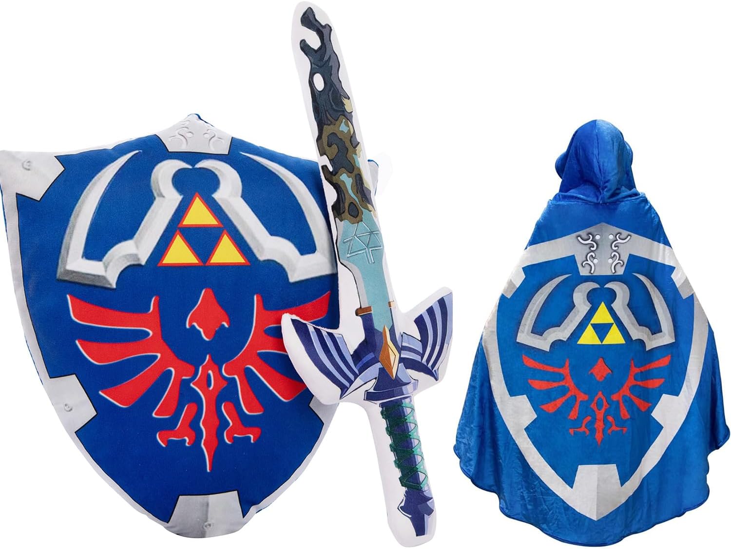 Amazon.com: MARUKQW Cosplay Master Sword Hylian Shield Soft Wearable ...