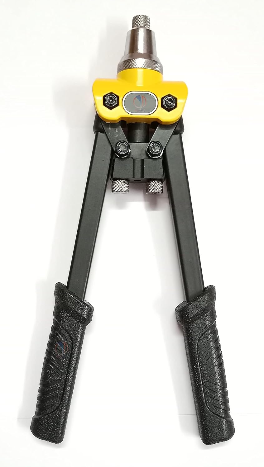 Mass Pro Manual Rivet Gun Kit with 3 Steel Changeable Heads (3 ...