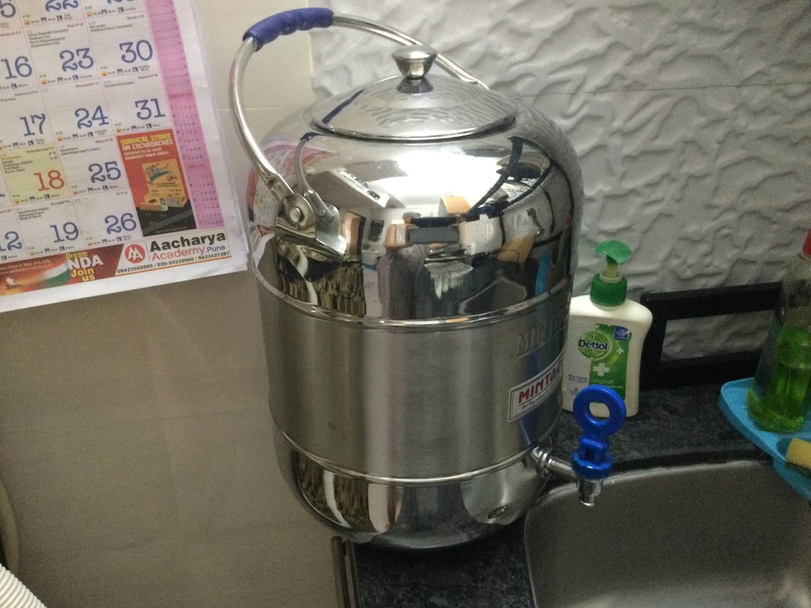 Buy Mintage Stainless Steel Water Container (13 Liters) | Dispenser ...