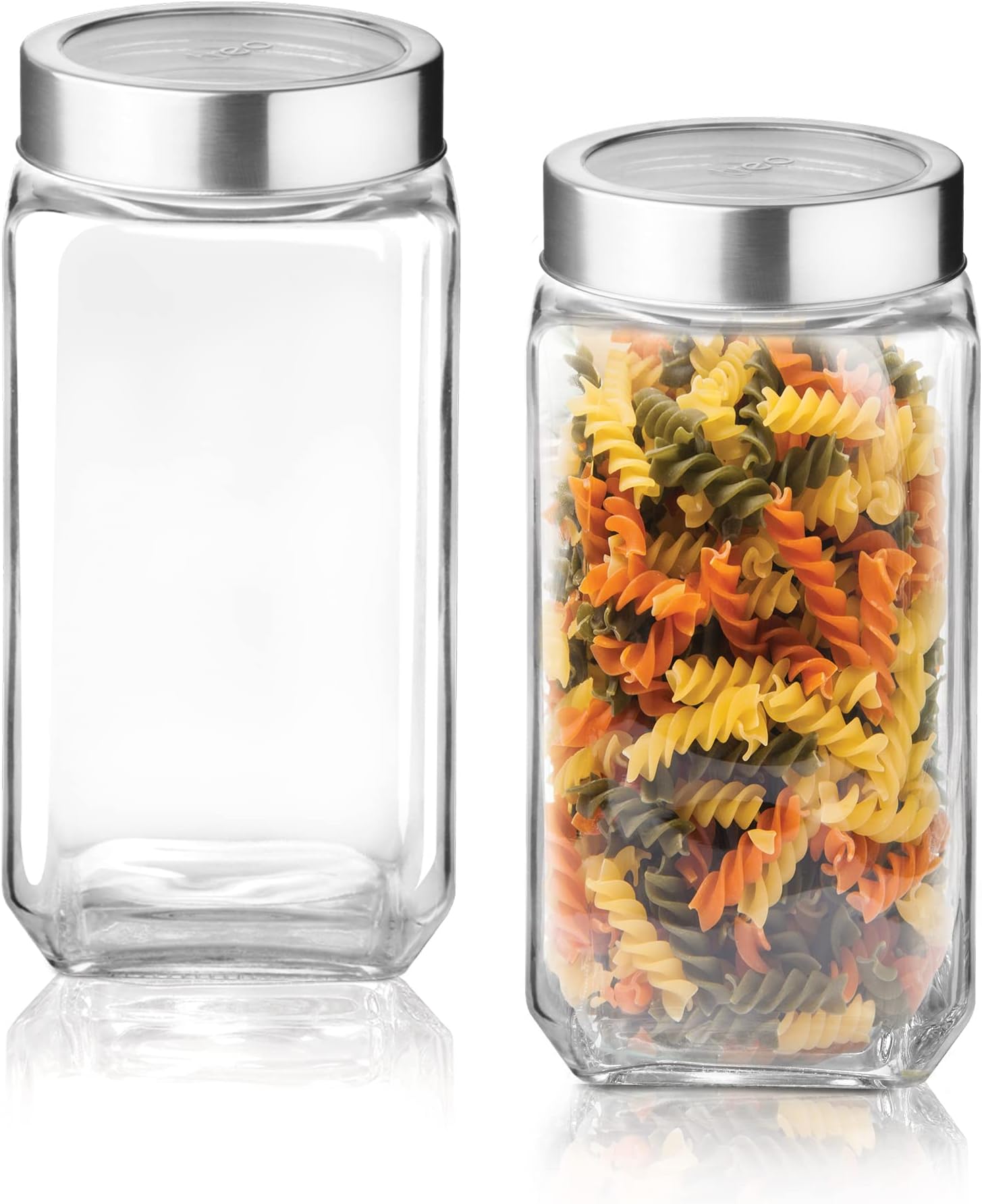Buy Treo by Milton Cube Storage Glass Jar Set of 12 Pieces, 1000 ml ...