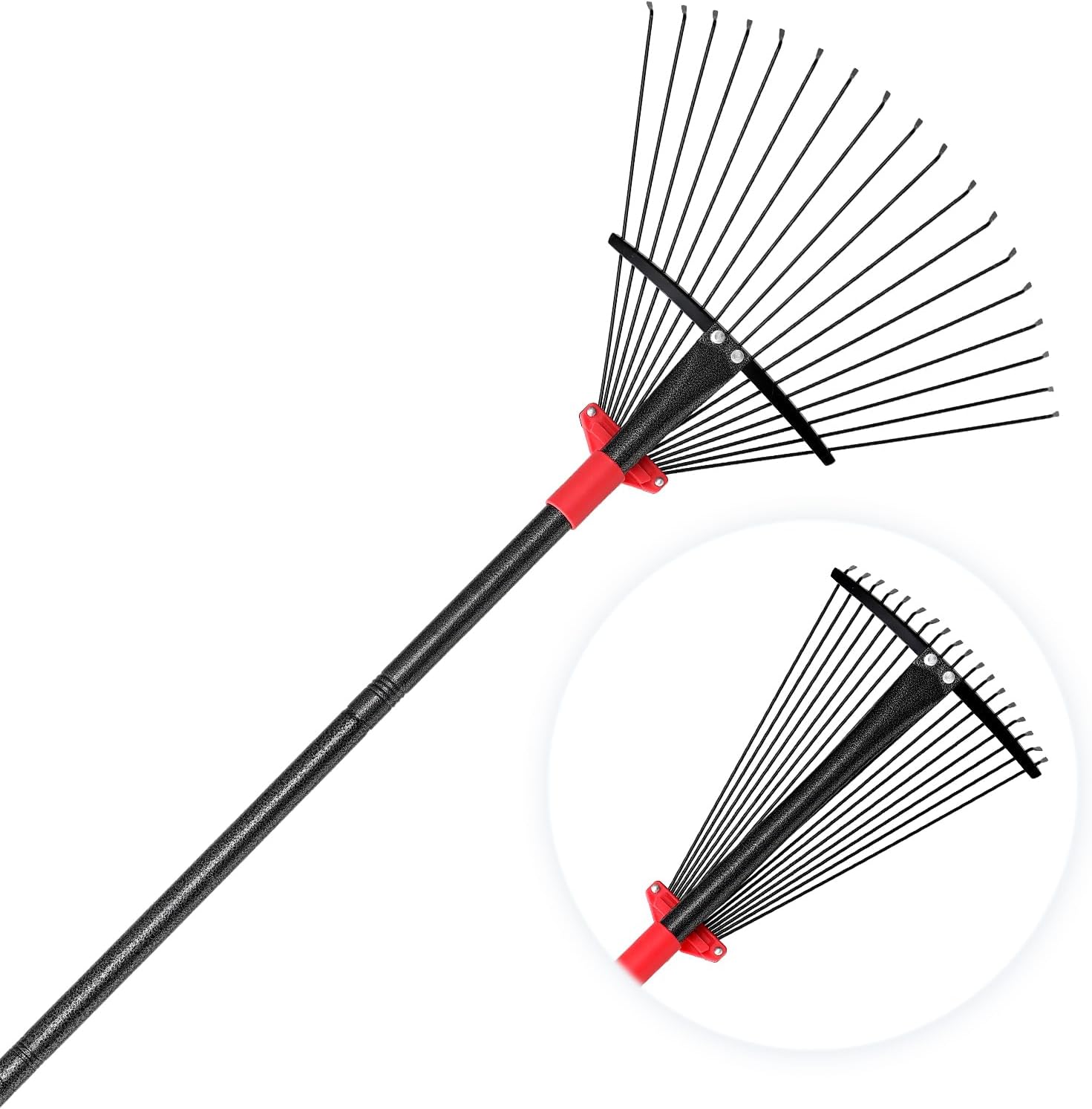Amazon.com : BsBsBest Rake for Leaves 75 Inch with Expandable Head 10 ...