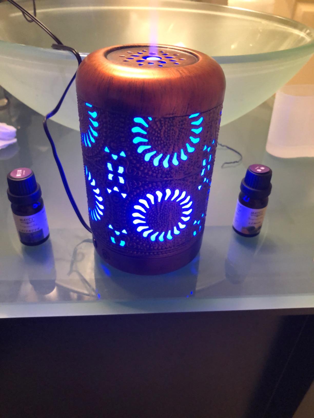 Amazon.com: Ominihome Essential Oil Diffuser & Essential Oils, 500ML ...