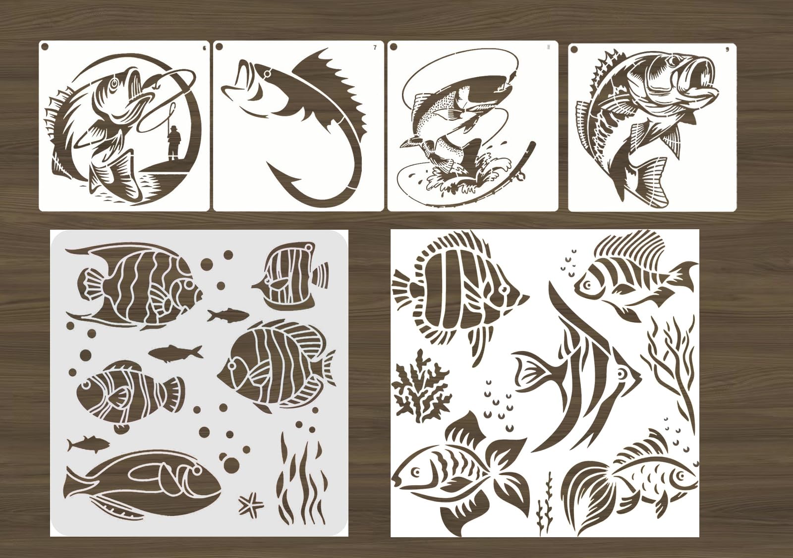 Fish Stencils For Walls