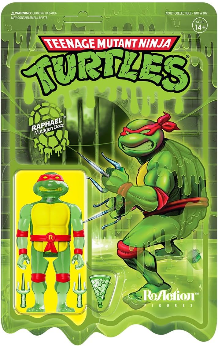 Amazon.com: Super7 Teenage Mutant Ninja Turtles Raphael (Mutagen Ooze ...
