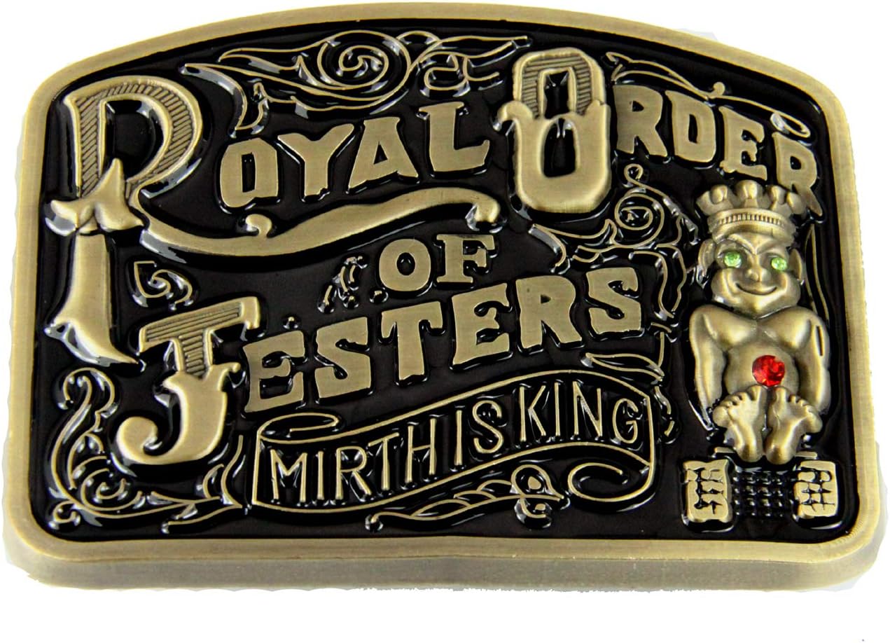 Amazon.com: 4031950 Royal Order of Jesters Belt Buckle Billiken ROJ ...