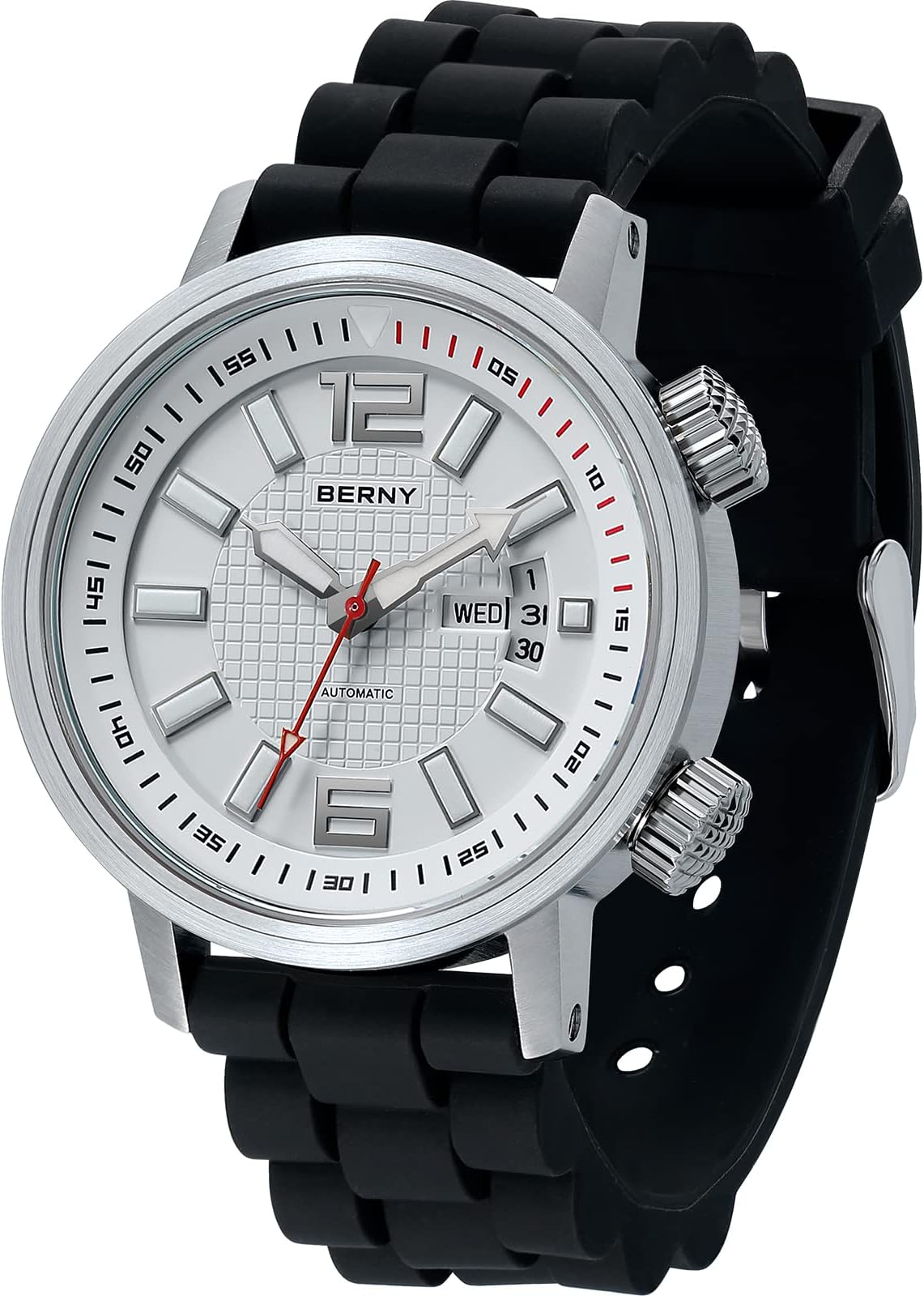 BERNY Automatic Mechanical Dive Watch for Men Self Winding Sport ...