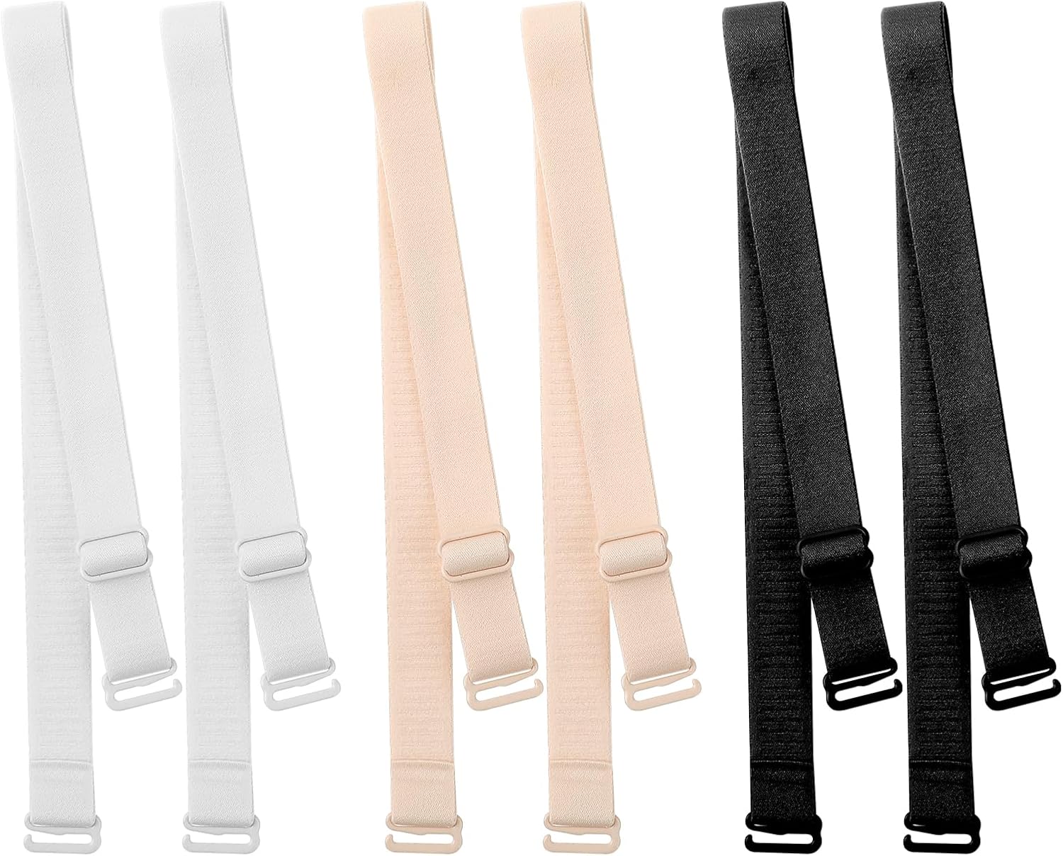 KALIONE Shoulder Bra Straps Replacement 3 Pairs Women's Convertible Bra ...