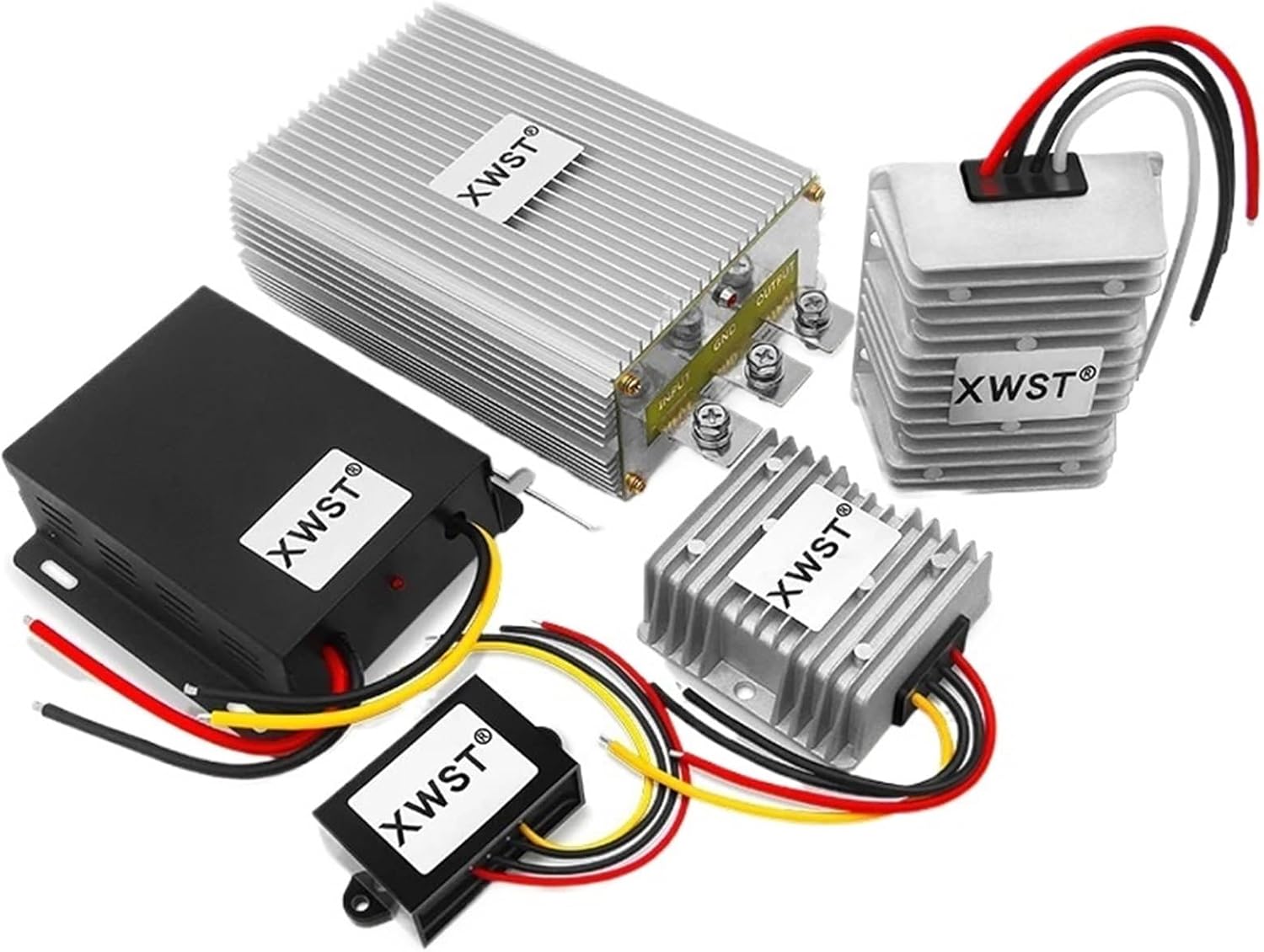 Amazon.com: Power Supply Converter 12V to 24V Boost DC DC Voltage ...