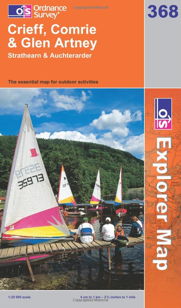 Crieff, Comrie and Glen Artney: No. 368 (OS Explorer Map): Amazon.co.uk ...