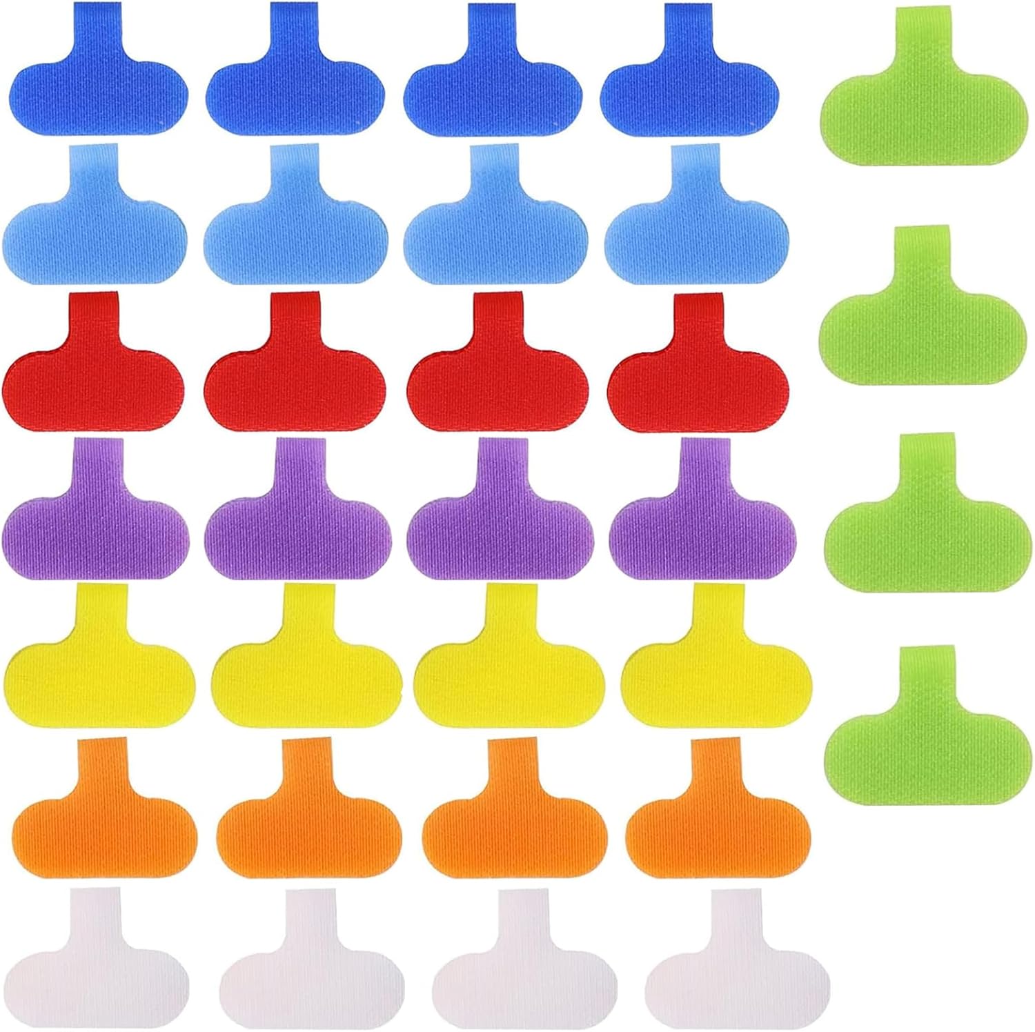 Pack of 32 Colours Cable Labels Waterproof Cable Labels Wire Labels ...