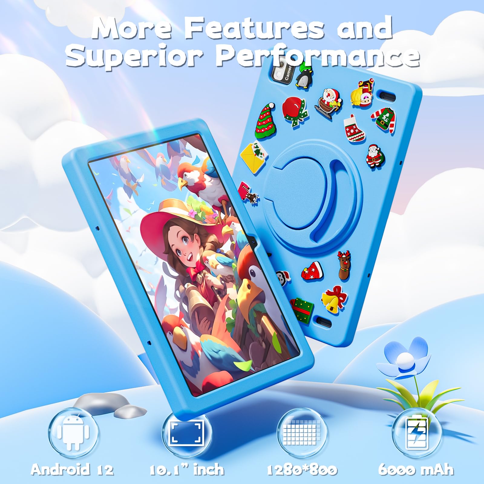 Snapklik.com : SGIN 10 Inch Tablet, 4GB RAM 64GB ROM, Android 12 Tablet