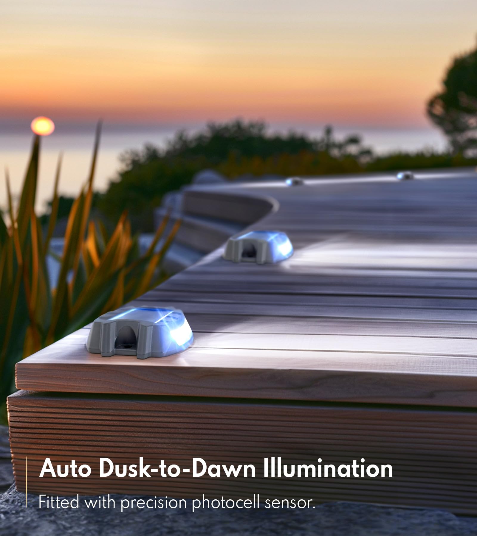 Snapklik.com : PASAMIC Driveway Lights Solar Powered LED 12 Pack ...