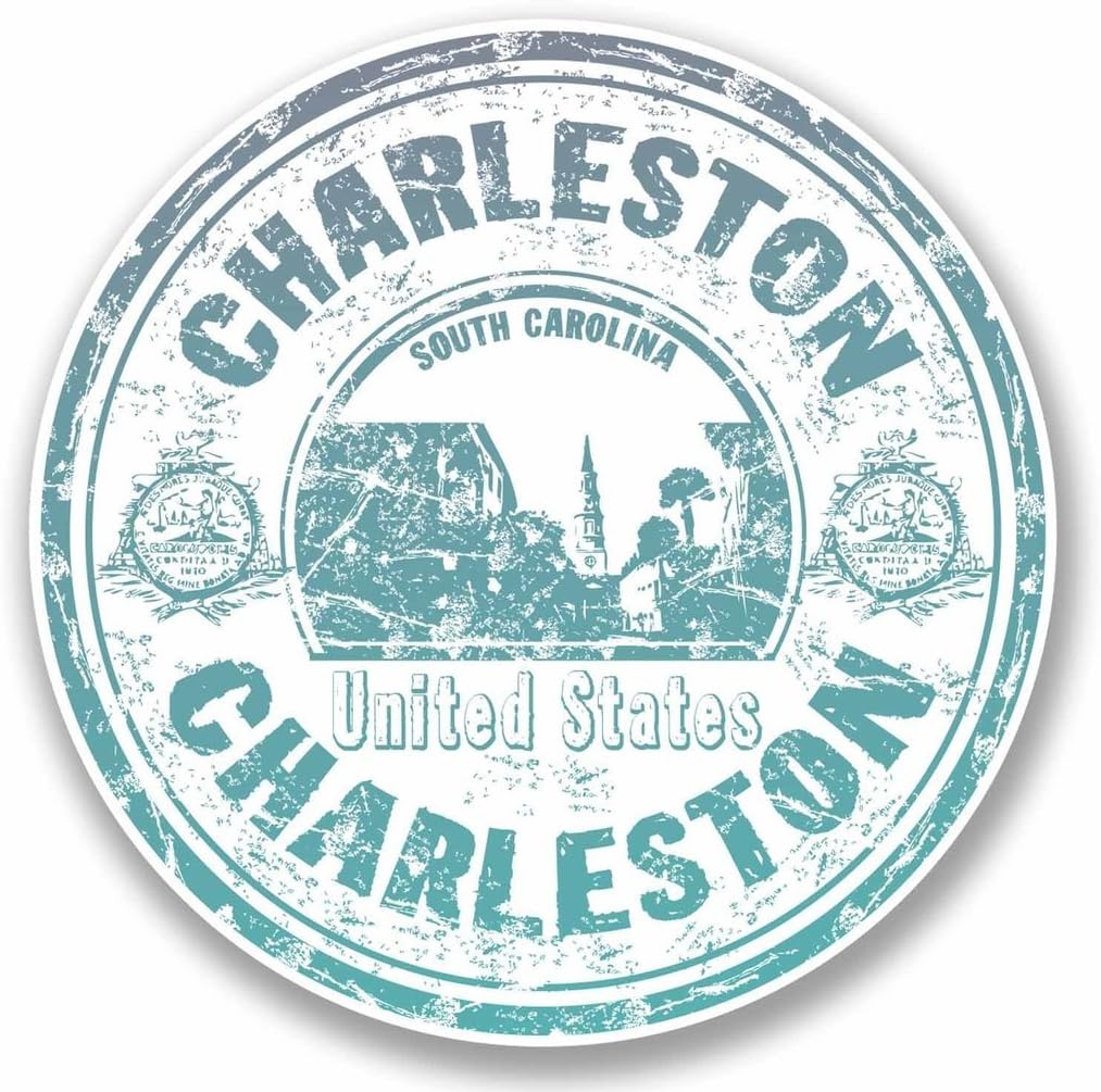 Amazon.com - Charleston South Carolina USA Vinyl Sticker Decal Laptop ...