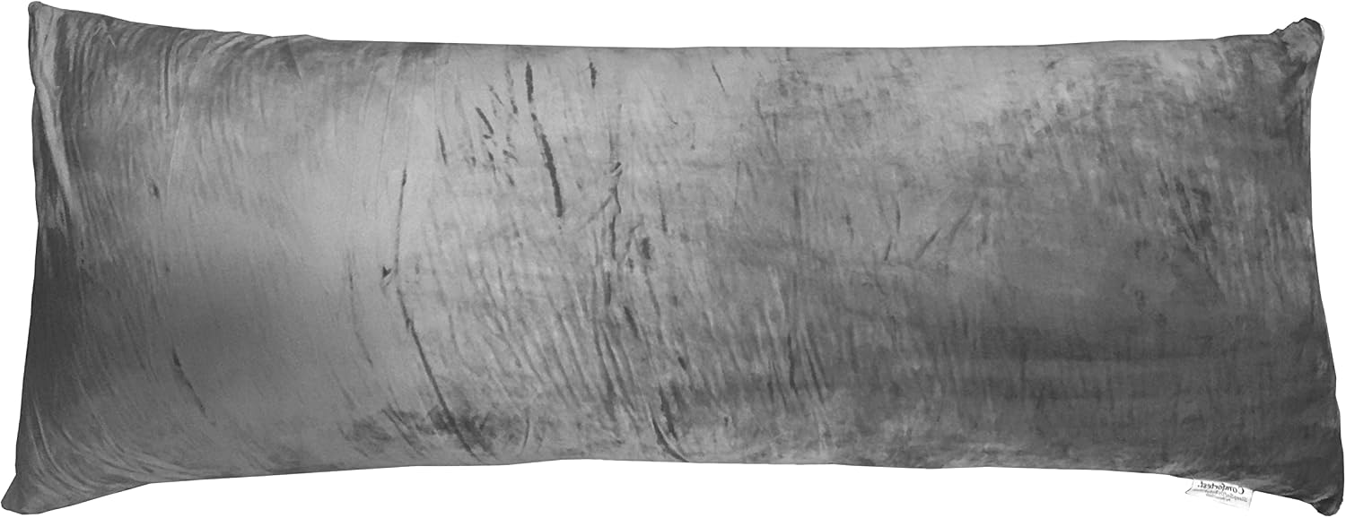 Amazon.com: 52x20 Sleep Softly Crushed Velvet Cover/Pillowcase for Body ...