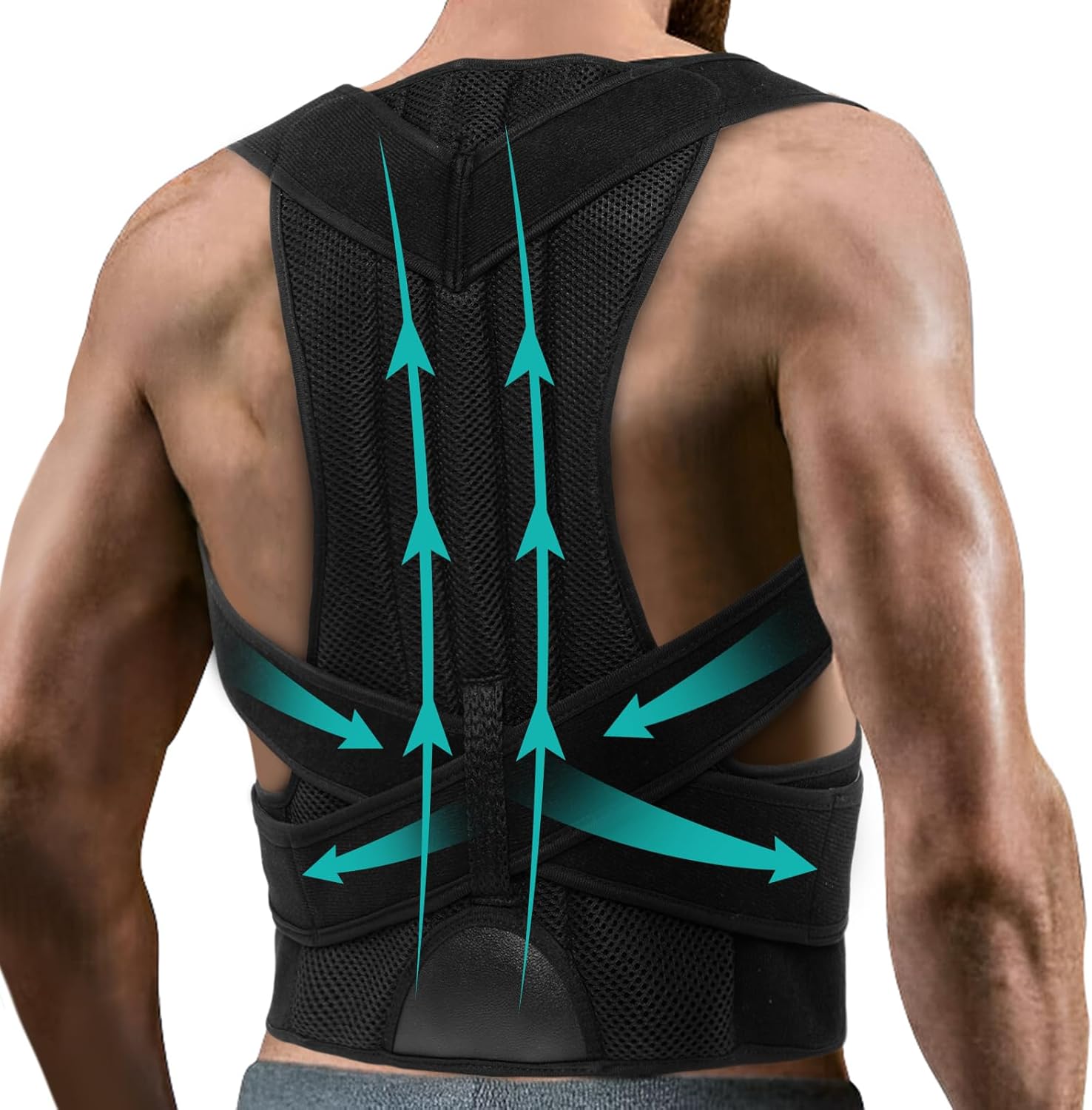 Amazon.com: Moderong Back Brace Posture Corrector for Women and Men ...