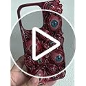 Amazon.com: Generic 3D Evil Eyes Phone Case, Handmade Horror Phone Case ...