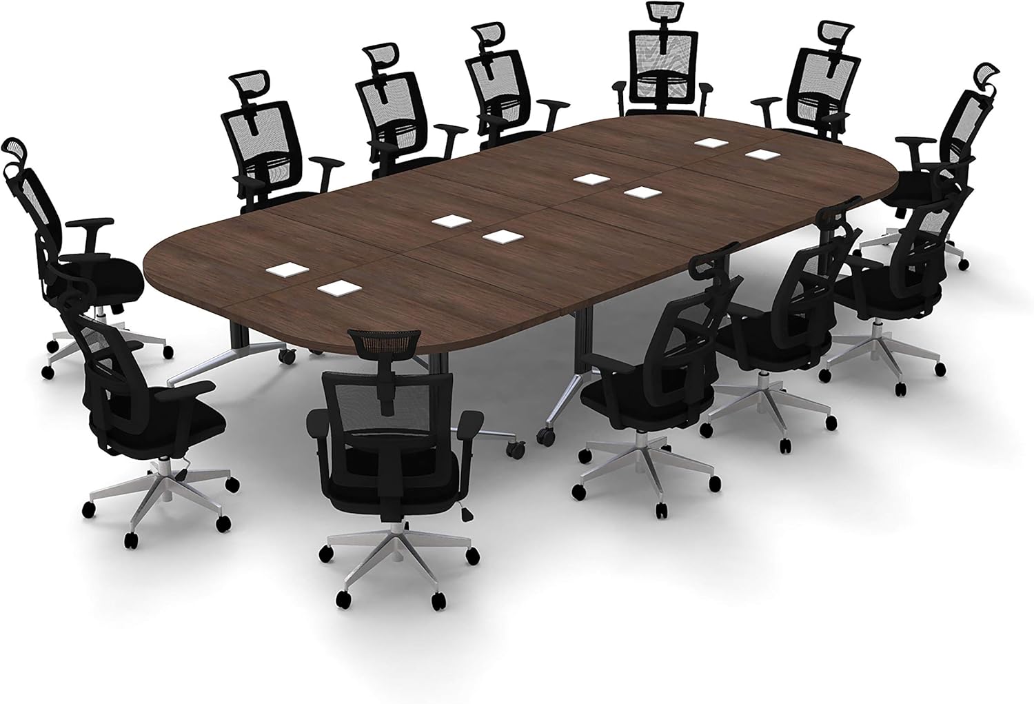 Amazon.com: 12 Person Conference Tables Meeting Seminar Fold Up Model ...