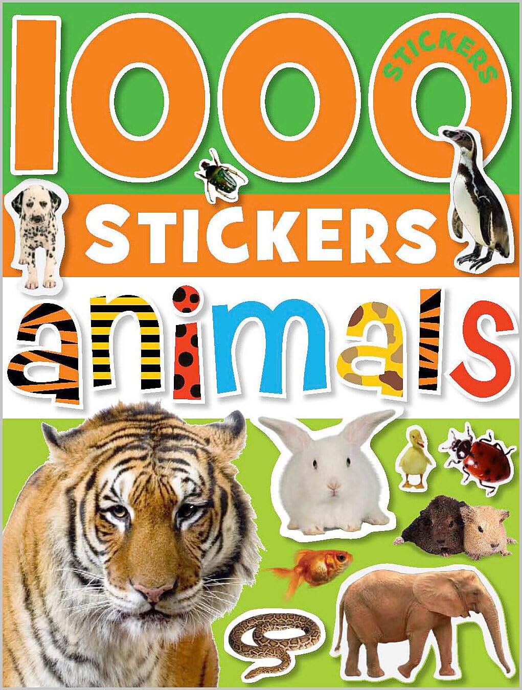 Amazon | 1000 Stickers - Animals | Cox, Katie | Activity Books