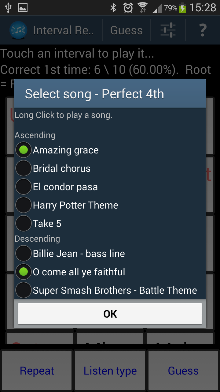 Interval Recognition - ear train - App on Amazon Appstore