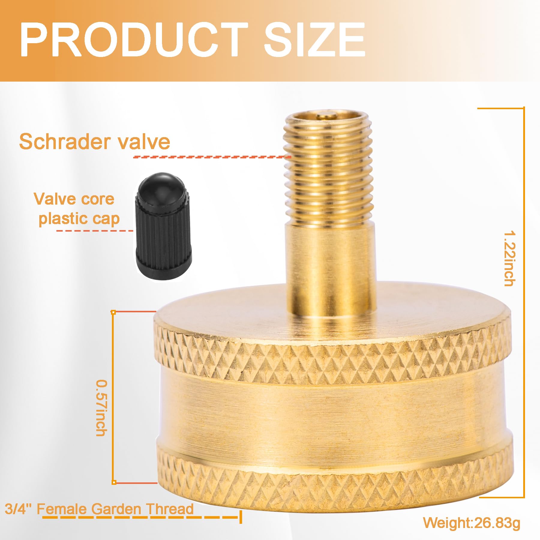 Snapklik.com : Breezliy RV Brass Blow Out Plug,Tire Inflation Valve To ...