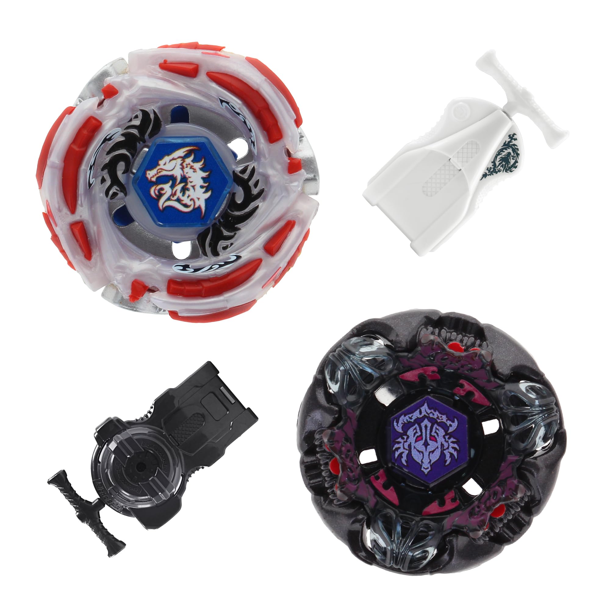 Amazon.com: Magicmode Bey Battling Top Metal Fusion Set-2 Spinning Tops ...