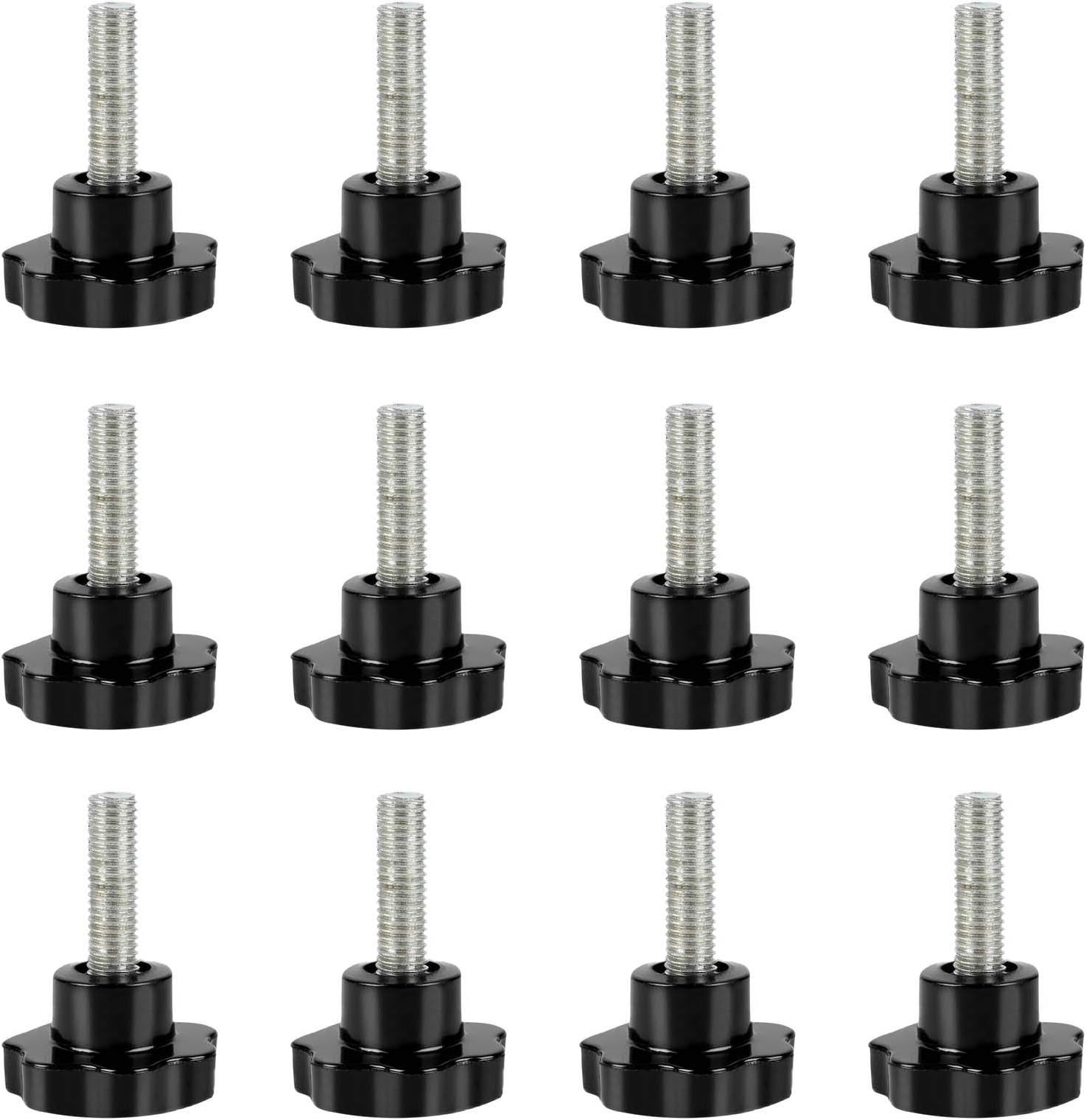 beihuazi® Sterngriff Gewinde Klemmknopf M6 x 40 Sternschraube 10Stk ...